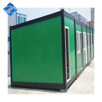 China Flat Pack Prefab Container Van With Roof for sale