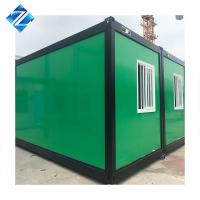 China Flat Pack Prefab Container Van With Roof for sale