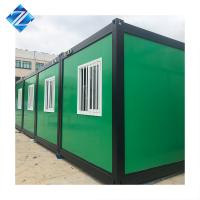 China Flat Pack Prefab Container Van With Roof for sale