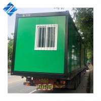 China Flat Pack Prefab Container Van With Roof for sale