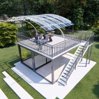 China Shipping Flat Pack Foldable Container House Steel Structure for sale