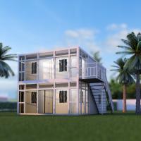 China Prefabricated Two Floors Container House For Villa for sale