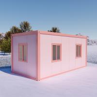 China Prefabricated Foldable Container House Portable Office 19x20ft for sale
