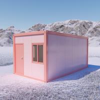 China Prefabricated Foldable Container House Portable Office 19x20ft for sale
