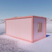 China Prefabricated Foldable Container House Portable Office 19x20ft for sale
