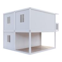 China Fast Install Prefab Container Van With Glass Modern Design for sale