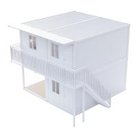 China Fast Install Prefab Container Van With Glass Modern Design for sale