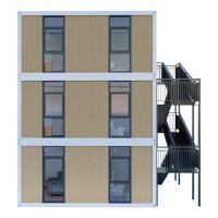China 2 Story 3 Storey Container House Prefabricated  20/40ft for sale