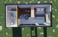 China 40 Feet Fast Assembly Container House  Prefab for sale