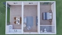 China Prefabricated Fast Assembly Container Office 20 Ft Flat Pack Containers for sale
