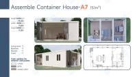 China Prefabricated Fast Assembly Container Office 20 Ft Flat Pack Containers for sale