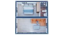 China 2 Bedroom 3 Bedroom Prefab Container Home Assembly for sale