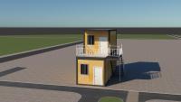 China Home Double Storey Container Office 40 Feet 20 Feet for sale