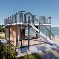 China Flat Pack 20 Ft Shipping Container Home 2 Story for sale