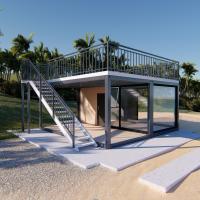 China Flat Pack 20 Ft Shipping Container Home 2 Story for sale