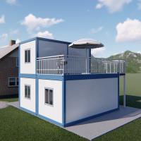 China Student Dormitory Two Storey Container House 20ft for sale