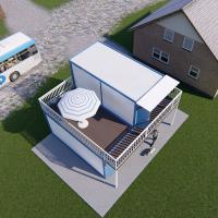 China Student Dormitory Two Storey Container House 20ft for sale