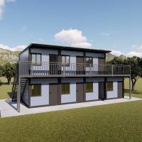 China Double Storey Container House 2 Storey Container Home 40ft For Sale for sale