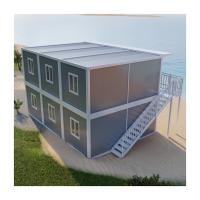 China Double Story Container Home 2 Storey Container Van House Design for sale