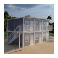 China Double Story Container Home 2 Storey Container Van House Design for sale