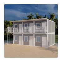 China Double Story Container Home 2 Storey Container Van House Design for sale