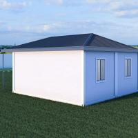 China Light Steel 20ft Flat Pack Container House Prefab Camping Homes Detachable  20 Foot for sale