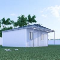 China Light Steel 20ft Flat Pack Container House Prefab Camping Homes Detachable  20 Foot for sale