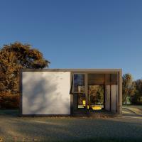 China 40 Feet 40ft Prefabricated Container Office Design for sale