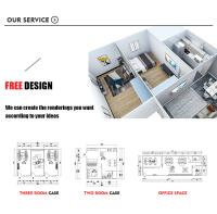 China 20ft Flat Pack Storage Containers Home  For Sale for sale