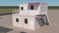 China Portable Foldable House Container 2 Bedroom for sale
