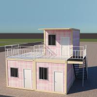 China 2 Story Modern Container Homes Two Storey Container House 3 1 2 Bedroom for sale