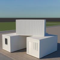 China Foam Cement Stainless Steel Sandwich Panel Container House 2 Story for sale