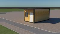 China Fast Assembly Detachable Container Home 20ft Prefab for sale
