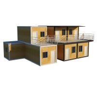 China Prefab Prefabricated Steel Fast Assembly Flat Pack Container Homes for sale