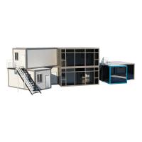 China Steel Structure Fast Assembly House Shelter Isolation Temporary Dormitory for sale