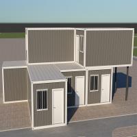 China Luxury Prefabricated Container House Double Storey  2 Story for sale