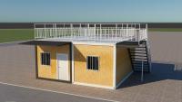 China Prefab Expandable House Home 16.5ft X 20ft for sale