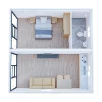 China Folding Flat Pack Container House 3 20 Ft Container Home for sale