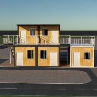 China Fast Assembly Prefab 20ft Flat Pack Container 20 Foot Container House for sale