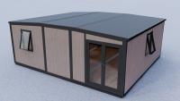 China 20ft 40ft Expandable Container House With Solar Energy for sale