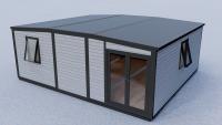 China 20ft 40ft Expandable Container House With Solar Energy for sale