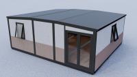 China 20ft 40ft Expandable Container House With Solar Energy for sale