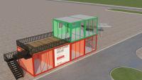 China Smart Modular Prefabricated Container Office 20x10''X8.5'' for sale