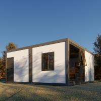 China 20 Foot 40ft Flat Pack Containers ZCS House for sale
