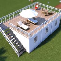 China 20ft Expandable Container Unit 50m2 60m2 100m2 for sale