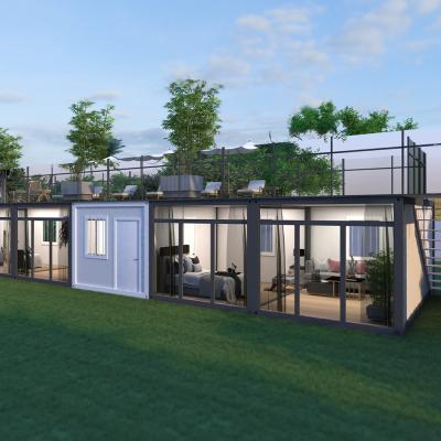 China 2 Bedroom 40ft Expandable Container House Home for sale