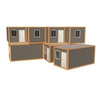 China 6m Flat Pack Container House  3 1 2 Bedroom Flat Pack Homes for sale