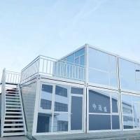 China Luxury Folding Fast Assembly Container House  2 Storey for sale