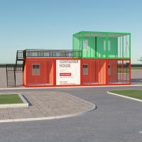 China 20 Ft Flat Pack Container House Construction for sale