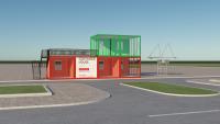China 20 Ft Flat Pack Container House Construction for sale